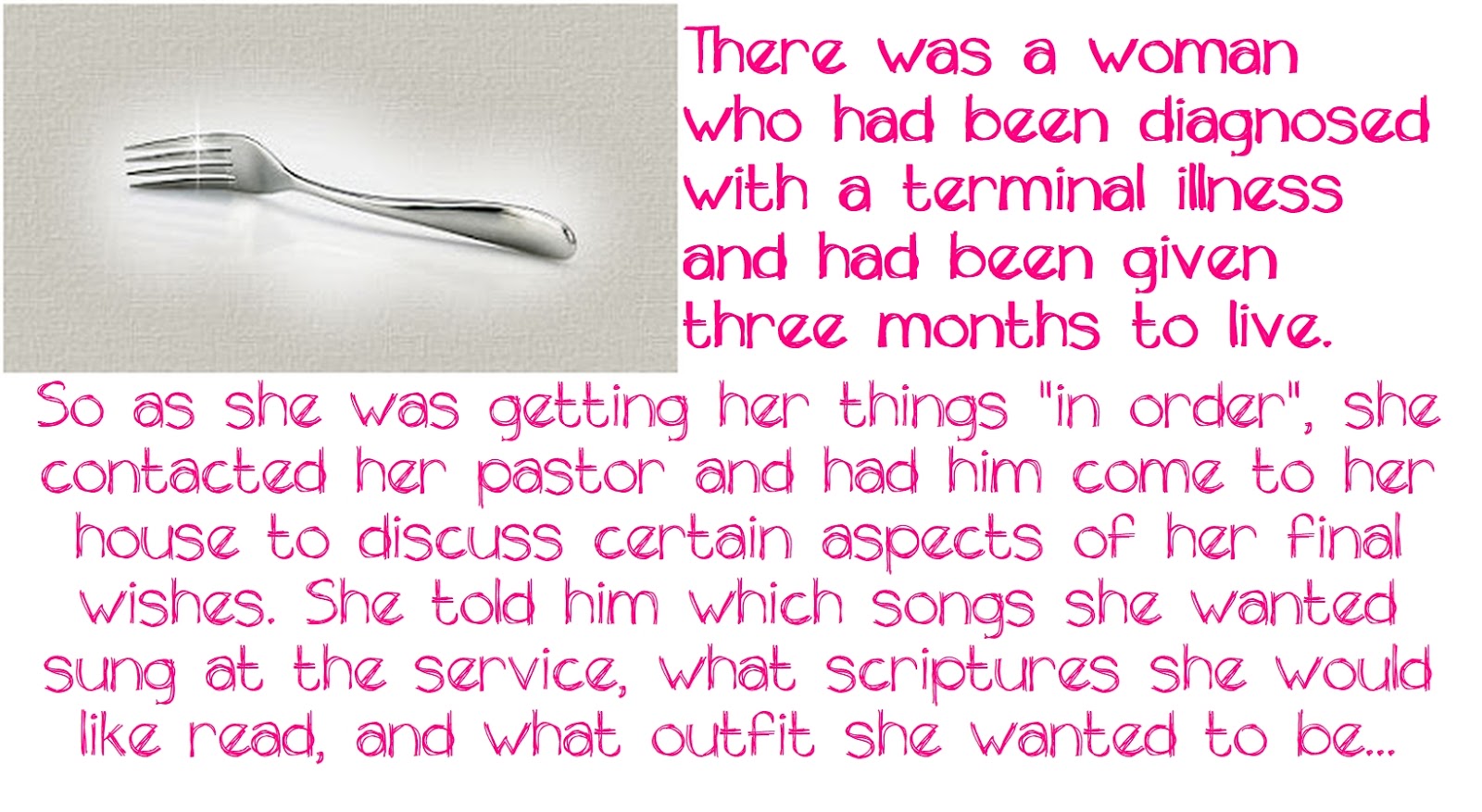 🍴🍽 Keep Your Fork 🍽🍴 - A Must Read Story