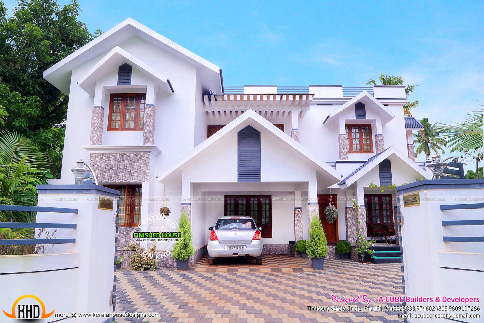 Finished house with interior photos - Kerala Home Design and Floor ...