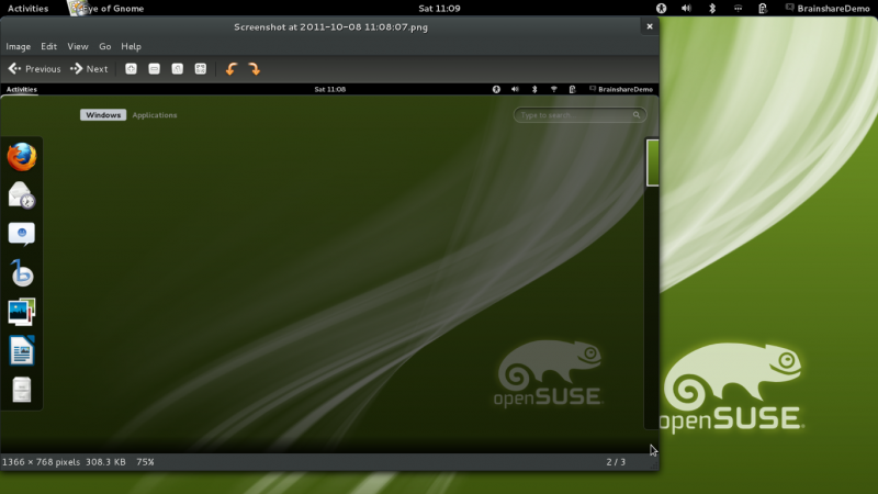 most popular linux: Download openSUSE 12.1