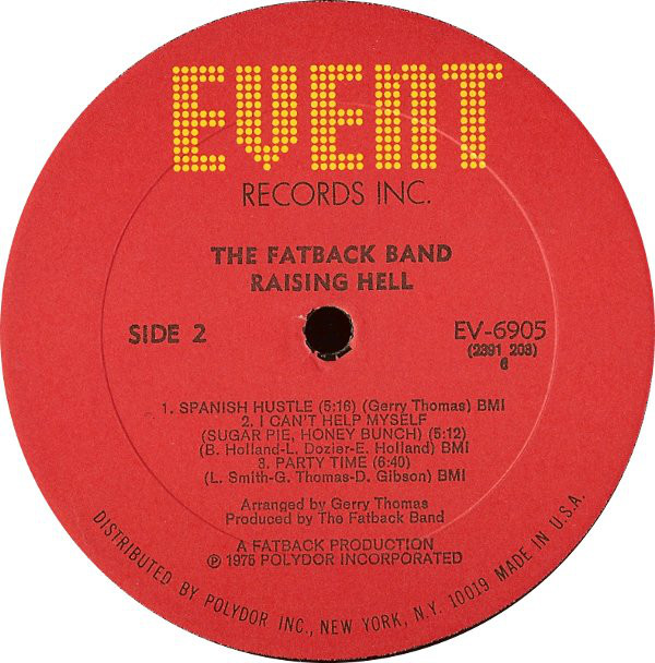 Disco Club: The Fatback Band - (Are You Ready) Do The Bus Stop (LP) 1975