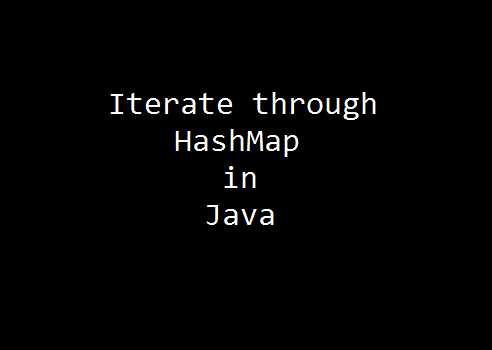 Iterate through a HashMap - Java | Dhanu N Joy