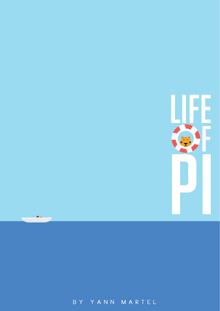 George Ebblewhite Design: Life of Pi Minimal Book Cover