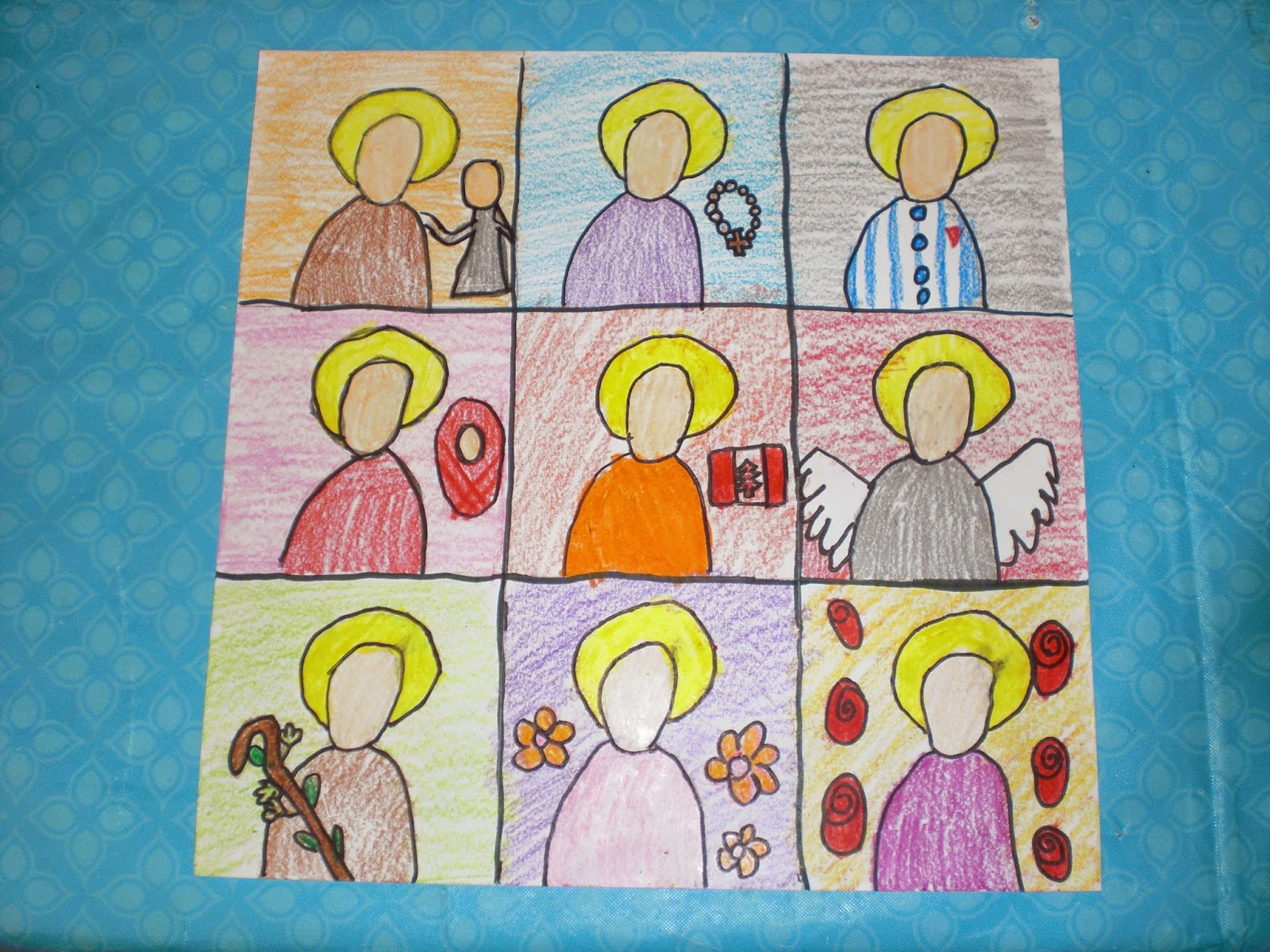 Look to Him and be Radiant: All Saints Day Art Project