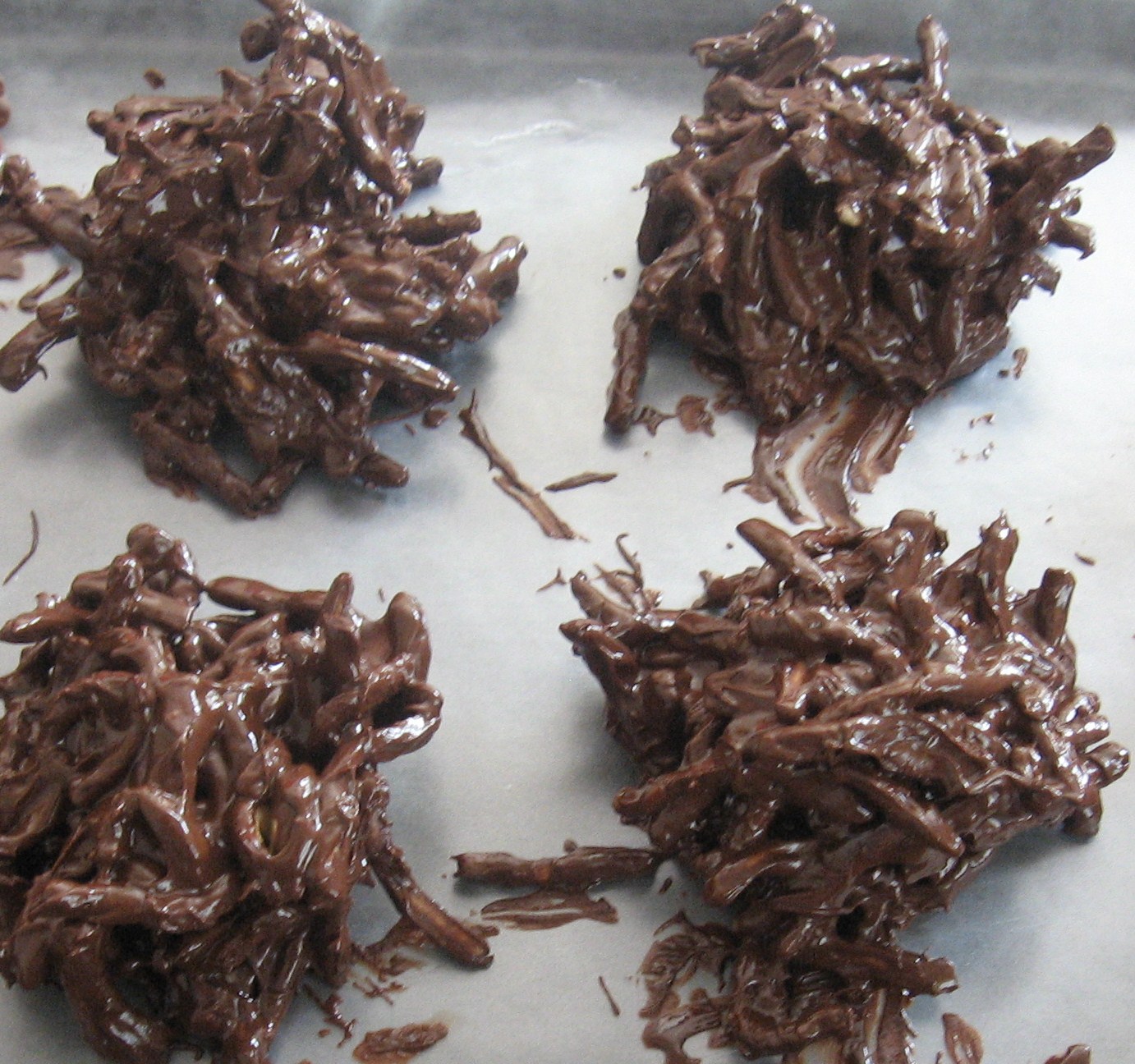 On The Menu Today at Cathy's Kitchen: Chocolate Haystack Candy