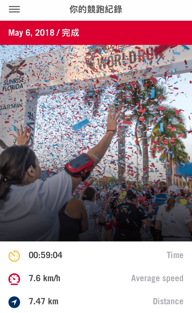 運動見聞｜練習介面說明：Wings for Life World Run App 2018 @ KO 心享食旅攝｜在豐盛喜悅的路上