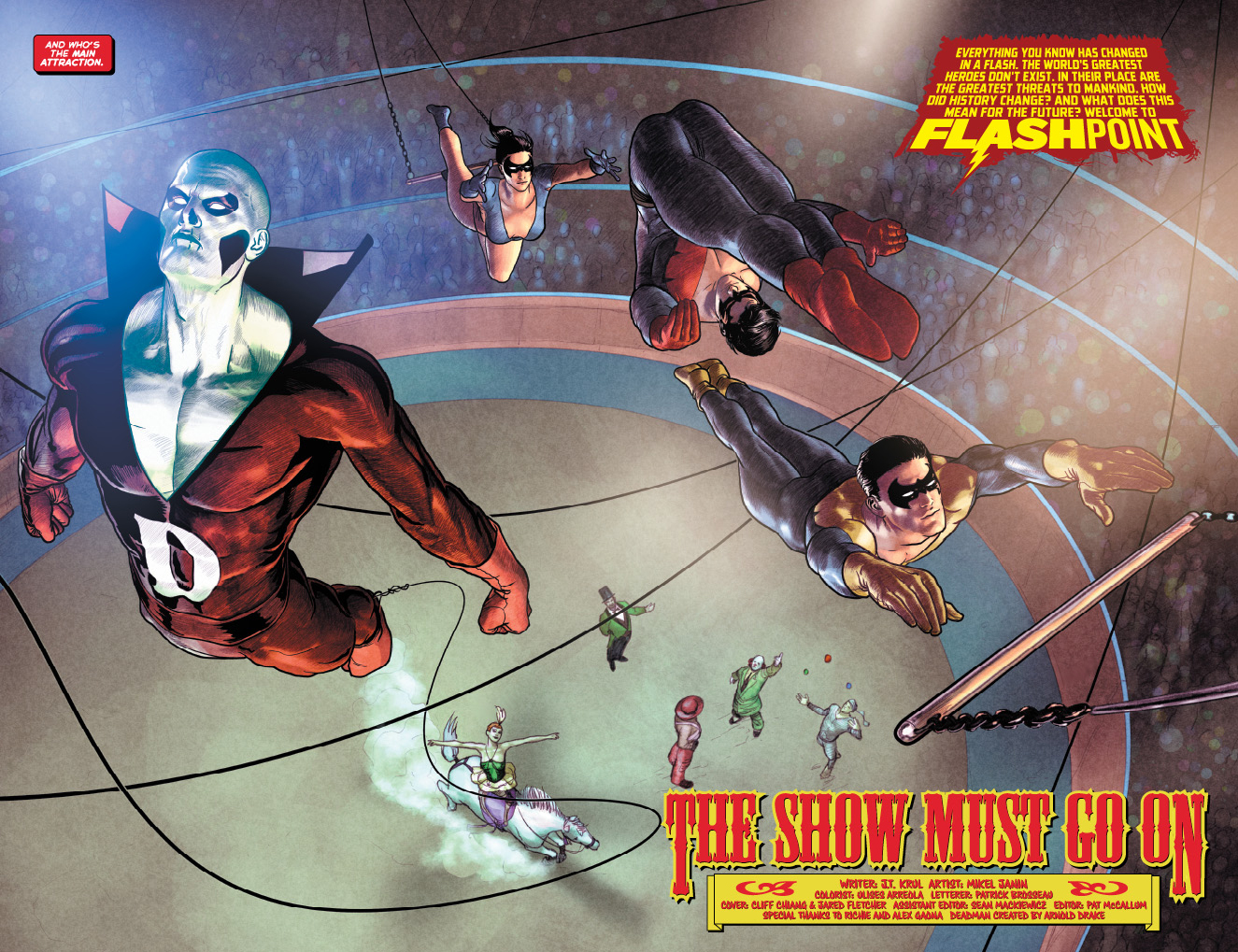 MAN OF BRONZE: PREVIEW DEADMAN AND THE FLYING GRAYSONS # 1