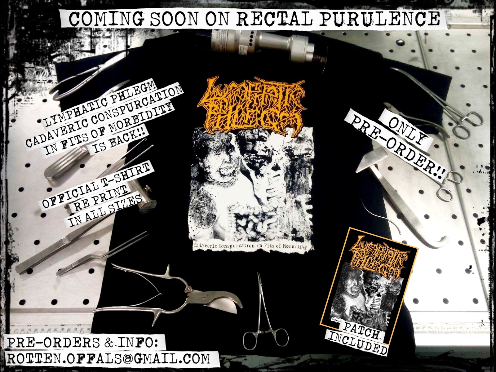 Rectal Purulence: 23/02/2019 Lymphatic Phlegm Pre-Order