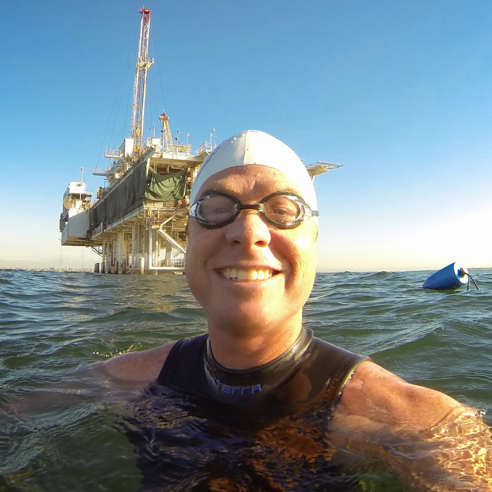 Tridiots: Oil Platform Esther Swim - February 1, 2014