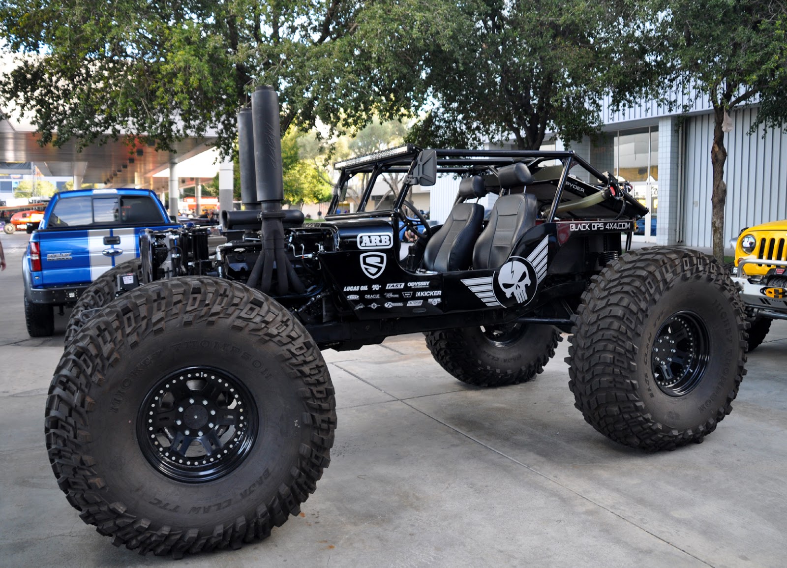 Just A Car Guy: and this crazy beast from Black Ops 4X4 was marking it ...