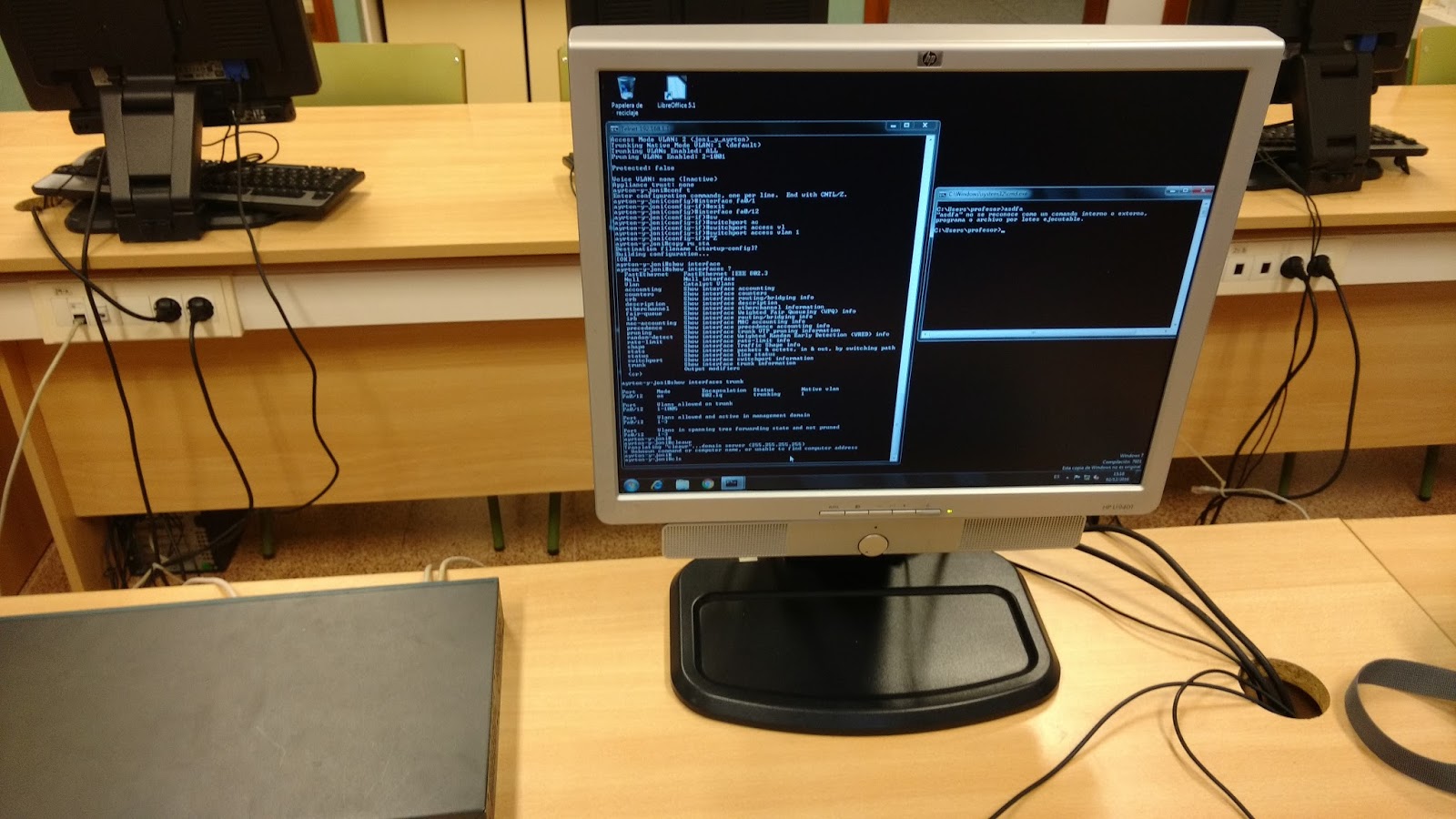 fp Kanarias: Configuración de trunking en switches Cisco 2950-12