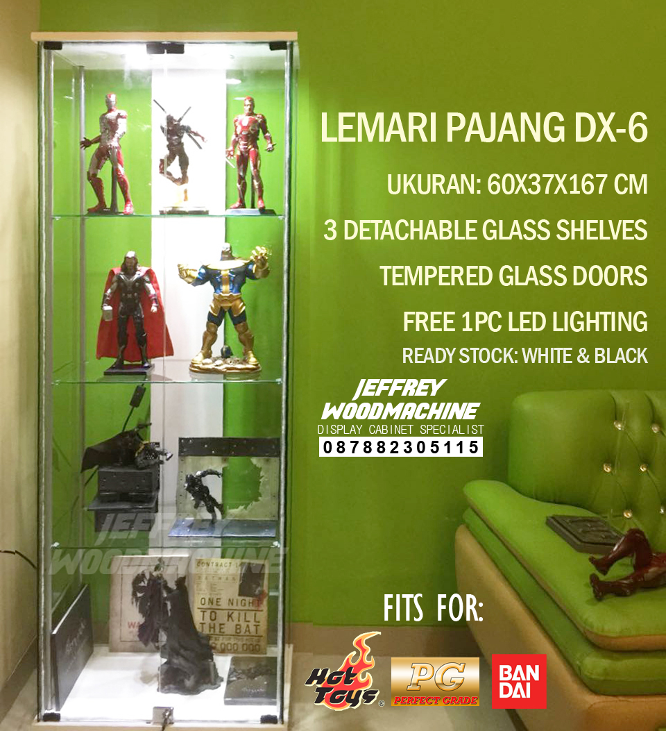 lemari action figure: design lemari kaca yang cocok untuk koleksi hot ...