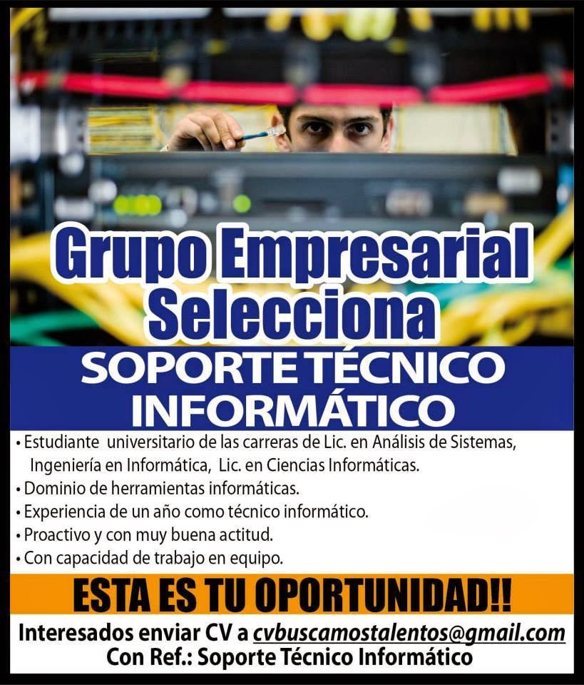 Anuncios de Empleo de la Fecha 24/03/14 | BOLSA DE TRABAJO PARAGUAY EMPLEOS