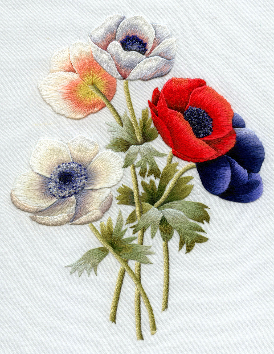 NEEDLE PAINTING EMBROIDERY_FLOWERS | Joy Design Studio