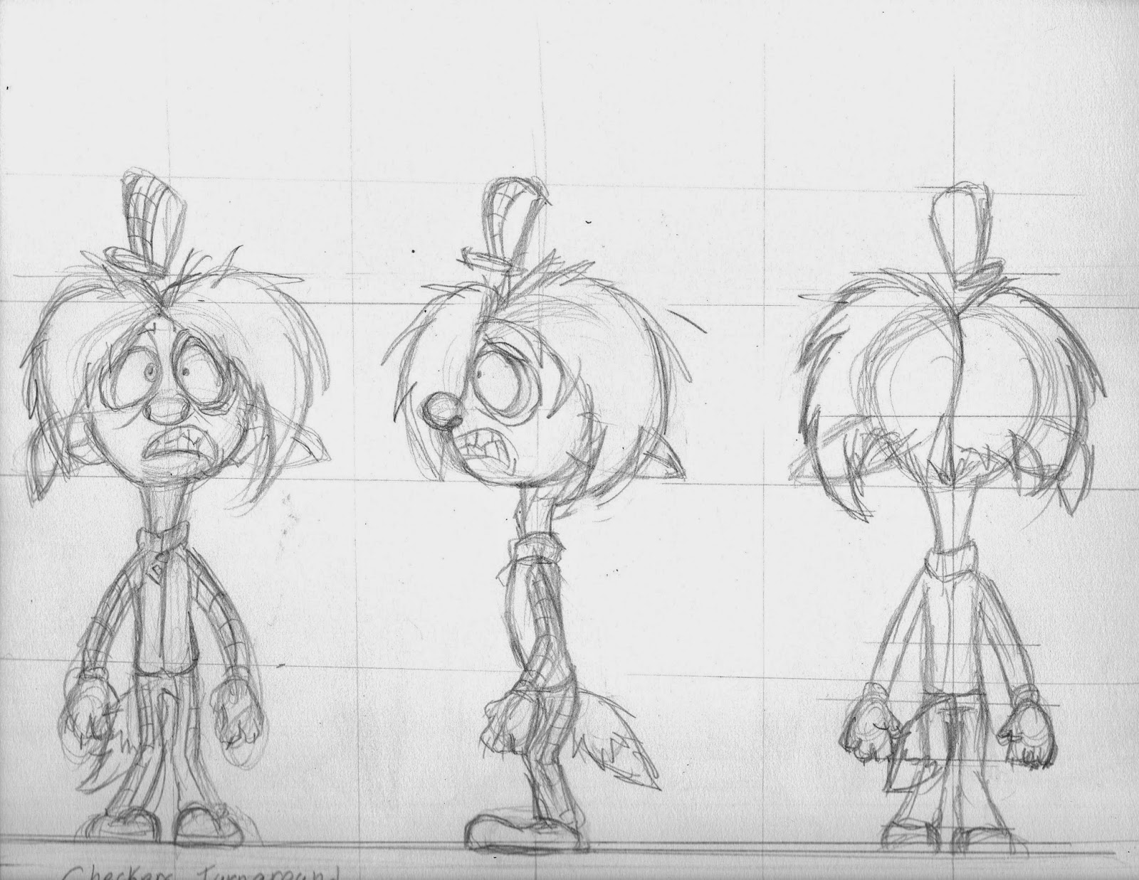 Kate Prouty's Sketch Blog: Character Rotation Sketches