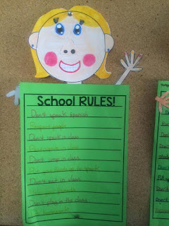 OUR ENGLISH CLASS: Rules crafts