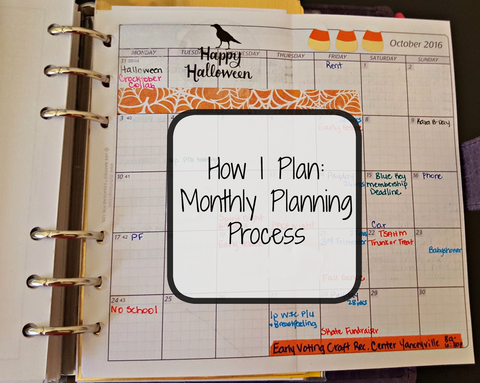 Antonisha Plans: How I Plan: Monthly Planning Process with DIYFish vCarie