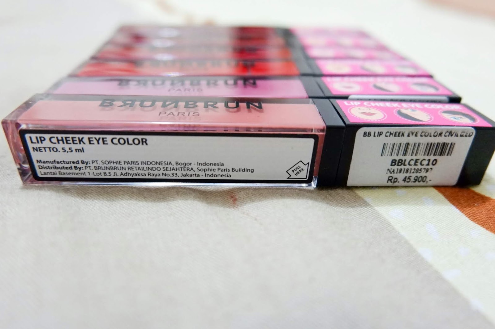 Lavenges: Brun Brun Paris Lip Eye Cheek Color Review