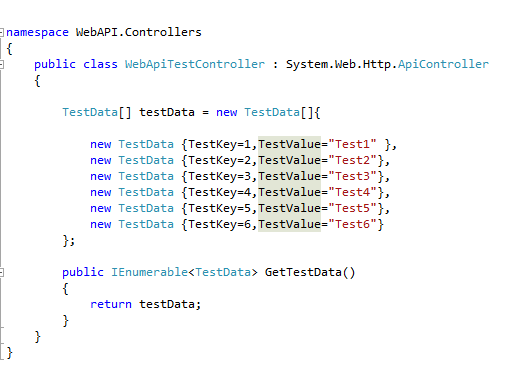 My Experience With Net A Look Into Web Api Creating A Simple Web Api Application Part 2