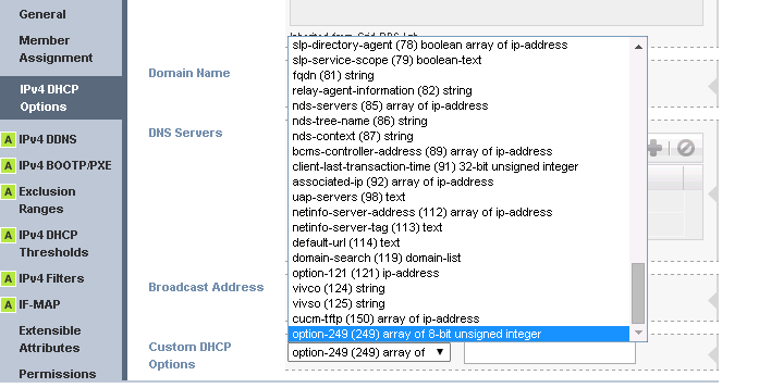 3techies: Insert route using DHCP Option 249