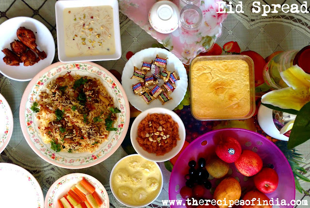 The Recipes of India: An Eid Menu at My Home | Eid in India