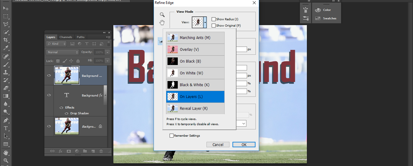How to Place Text Behind the Object with Photoshop - Photoshop Photo ...