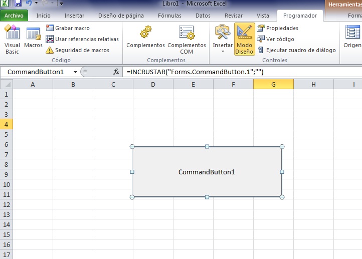 Macros Y Formularios En Excel Command Button