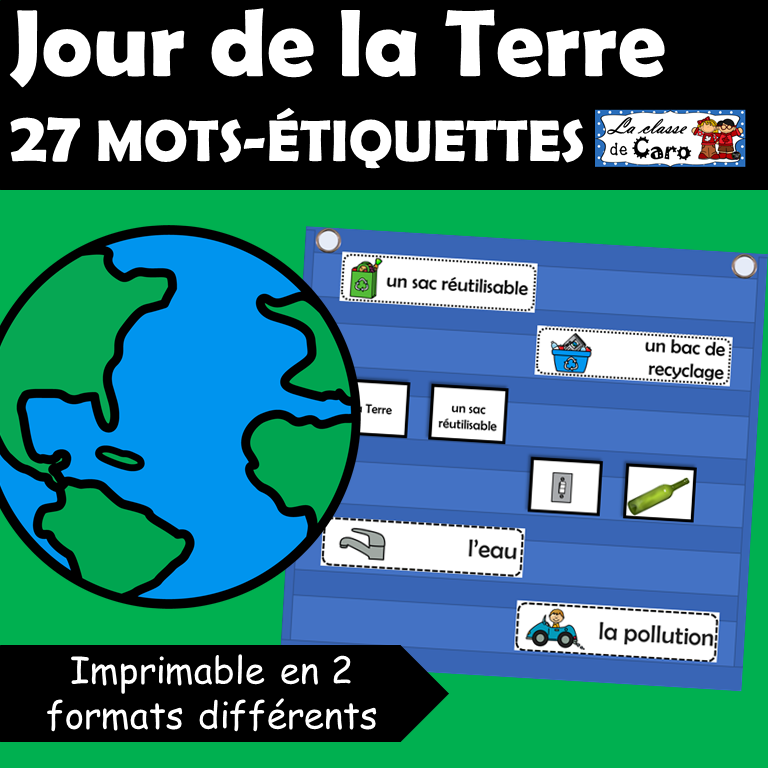 la classe de caro.: 27 mots-étiquettes - JOUR DE LA TERRE