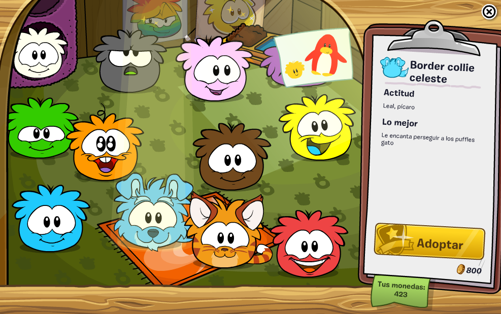 Club Penguin Manicitol Super Guía: club penguin puffle perro y puffle gato