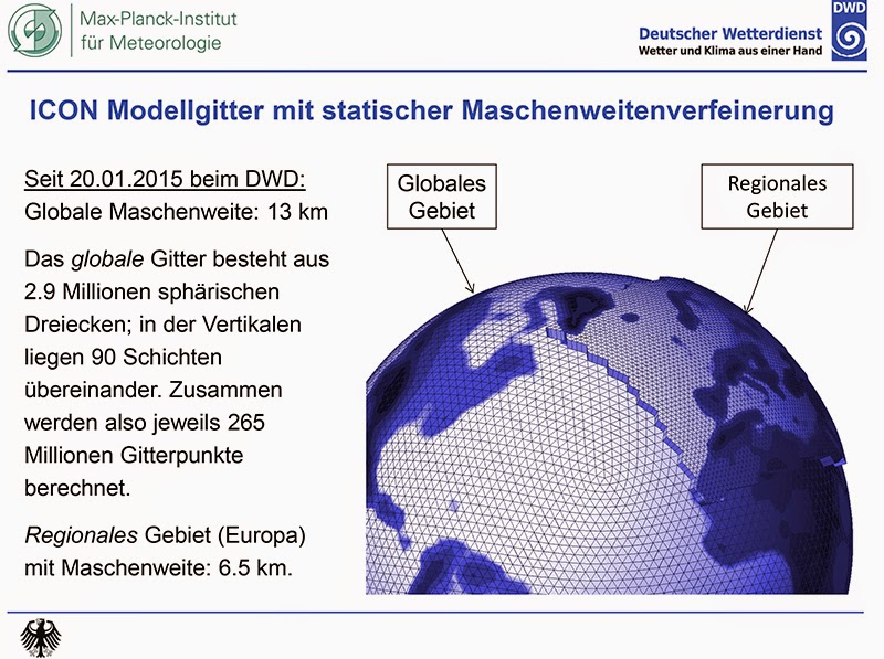 Der DWD rechnet mit einem neuen Wettermodell
