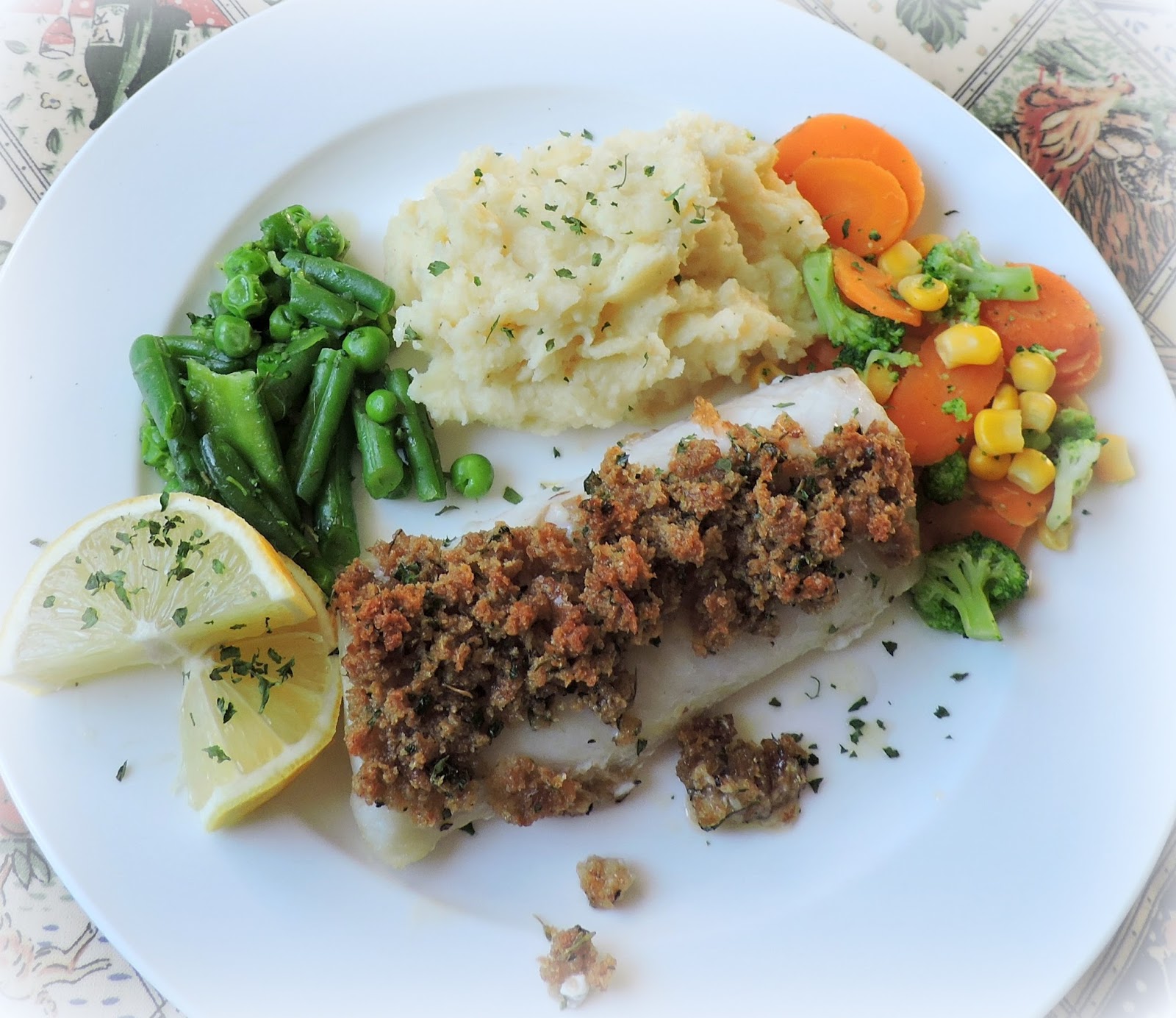 Herb Crumbed Cod Fillets | The English Kitchen