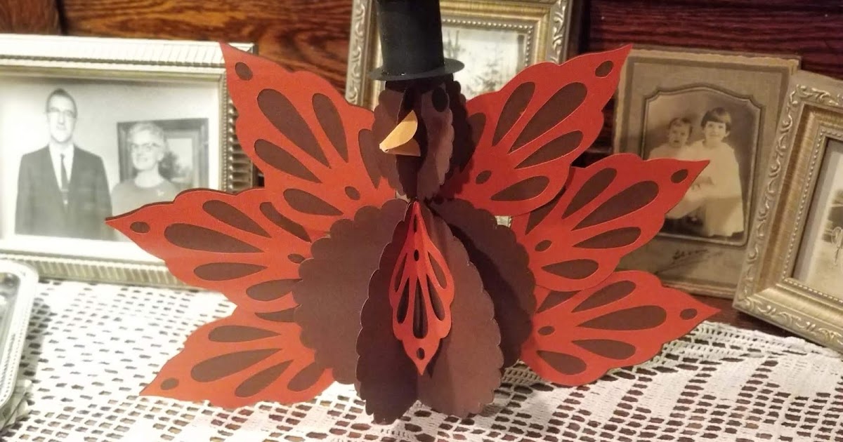 Fields Of Heather: 3D Paper Turkey - A Cricut Project