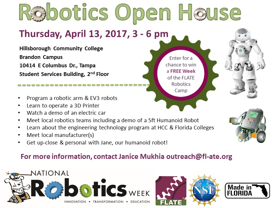 FLATE Focus: Robotics Events this Spring