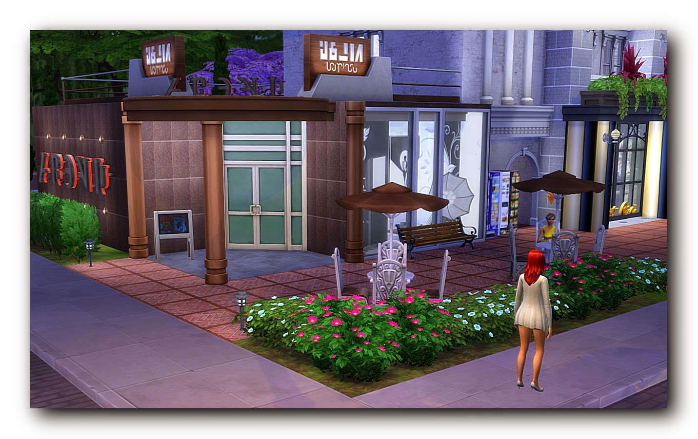 Architectural tricks from Dalila for SIMS 3-4: shop luxury/Studio