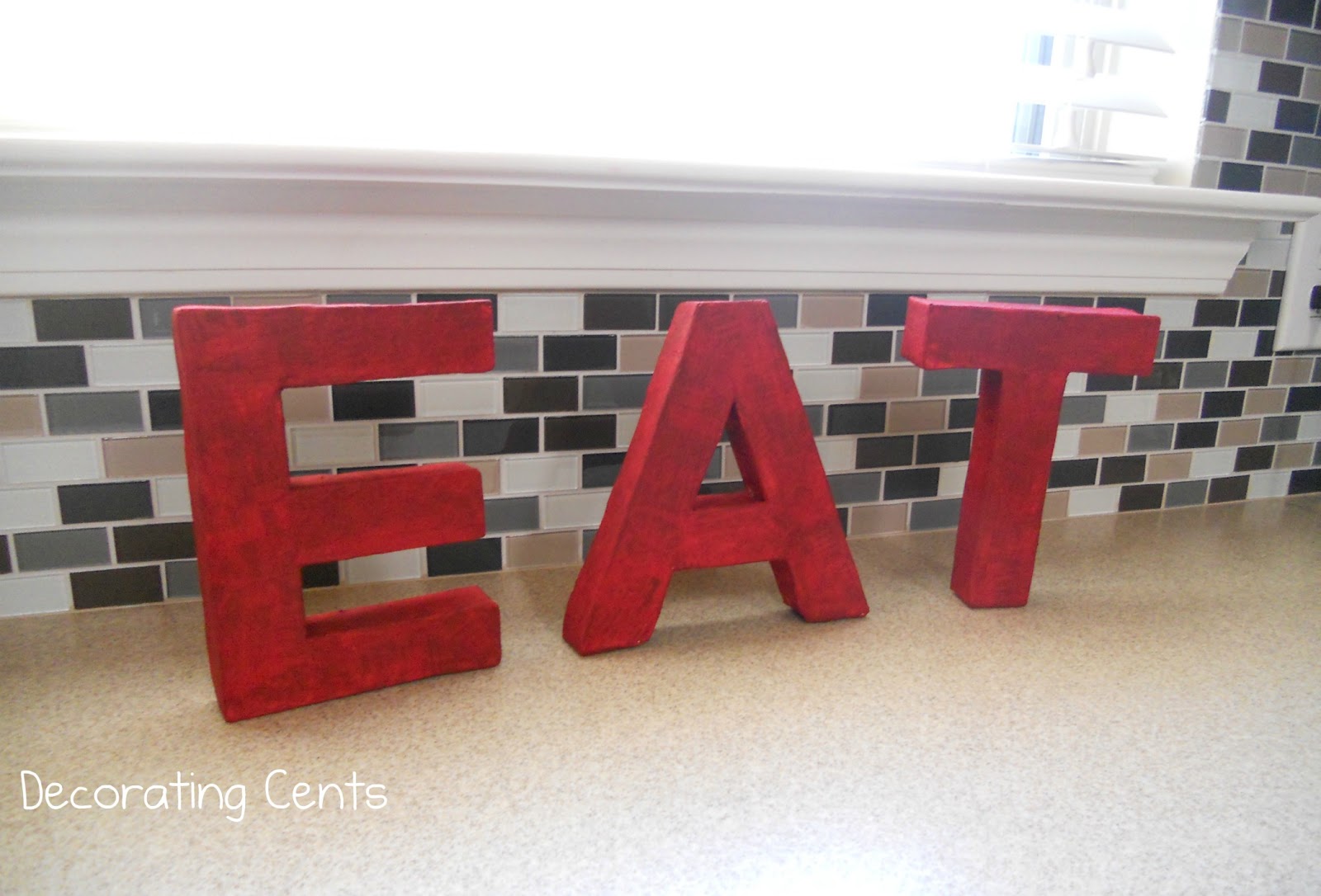 Paper Mache Letters