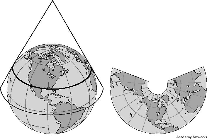 Geographic information systems: Map Projections