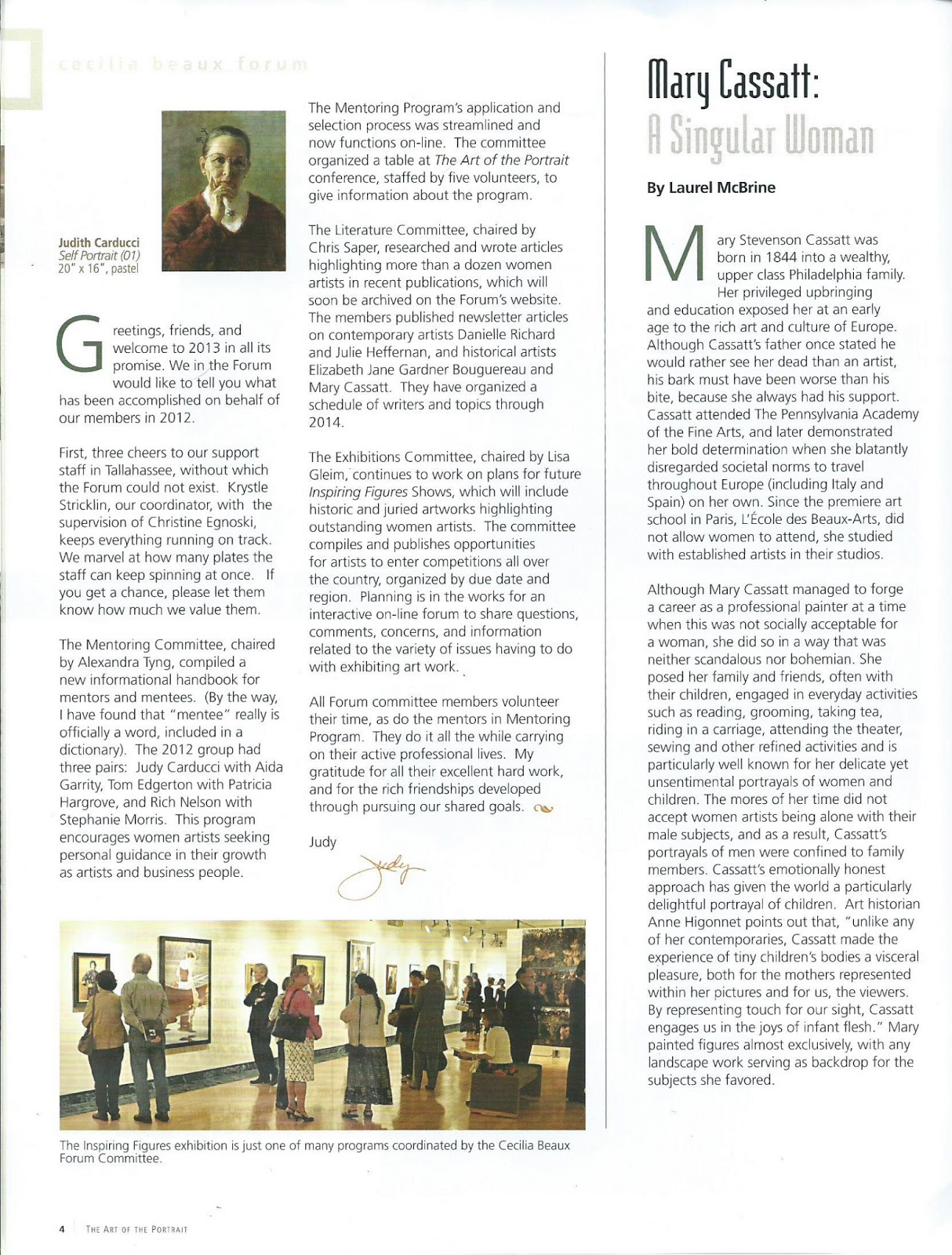 PORTRAIT OF A PAINTER: THE ART OF THE PORTRAIT: Journal of the Portrait ...