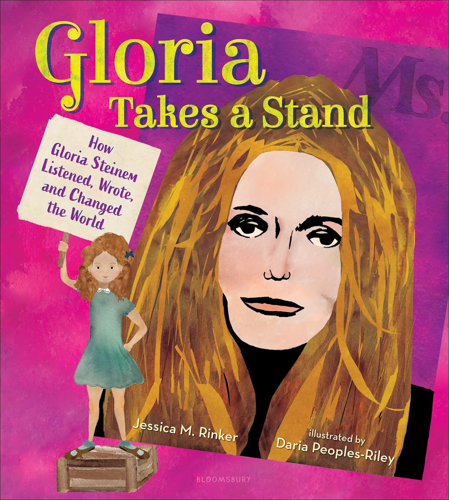 COVER REVEAL: GLORIA TAKES A STAND: How Gloria Steinem Listened, Wrote ...