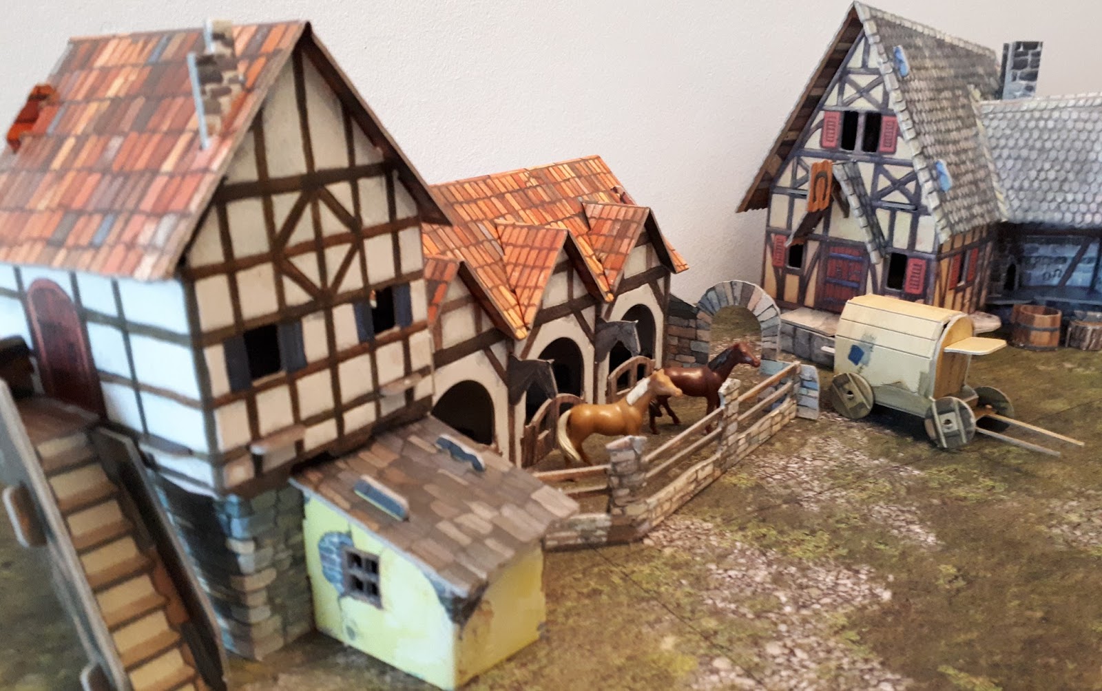 Cor blog me!: Cardboard medieval town