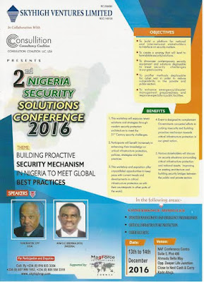 Attend 2 Special Security Conferences This December in Lagos & Abuja
