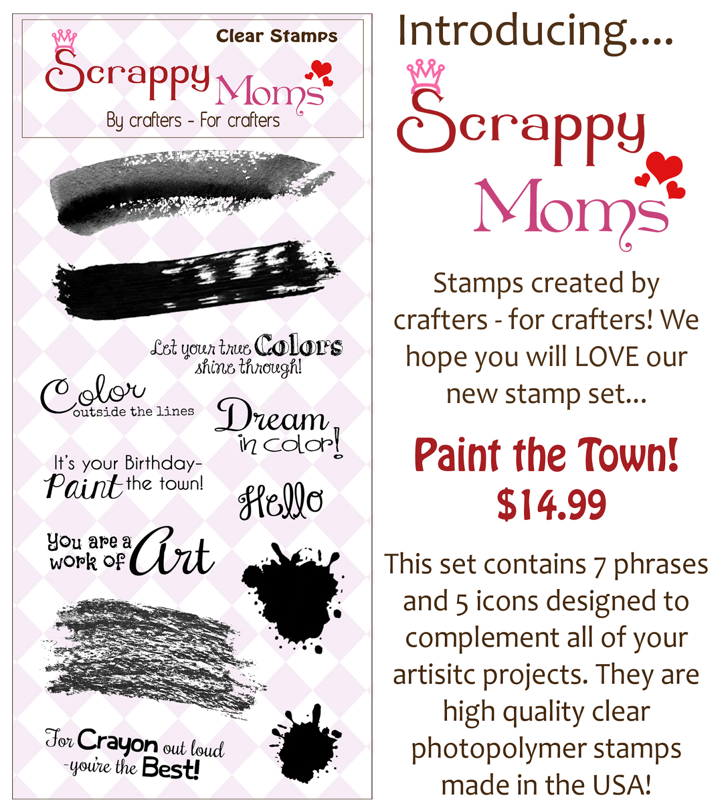 Happy Scrapper: Scrappy Mom Stamps: Day Two New Release