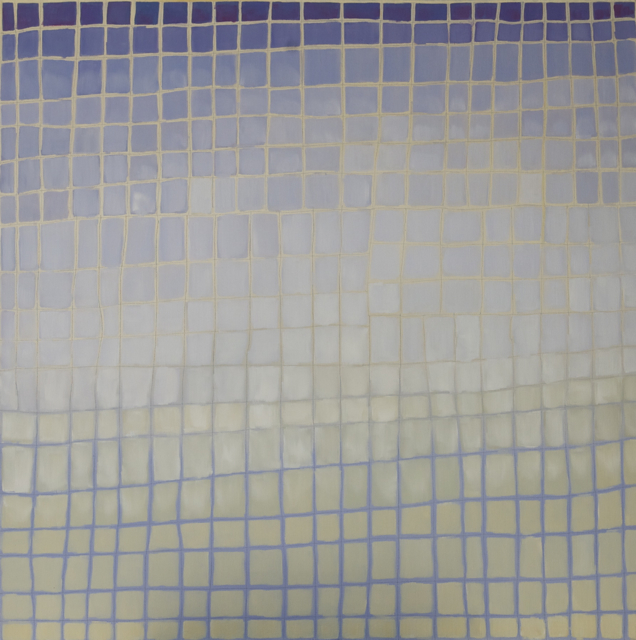 Daily Painters Abstract Gallery: EVENING GRID, original abstract oil ...