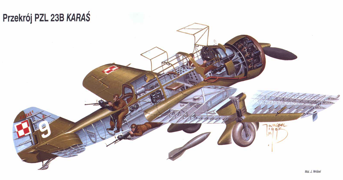 Airplanes in the skies + FAF history: PZL.23 Karaś