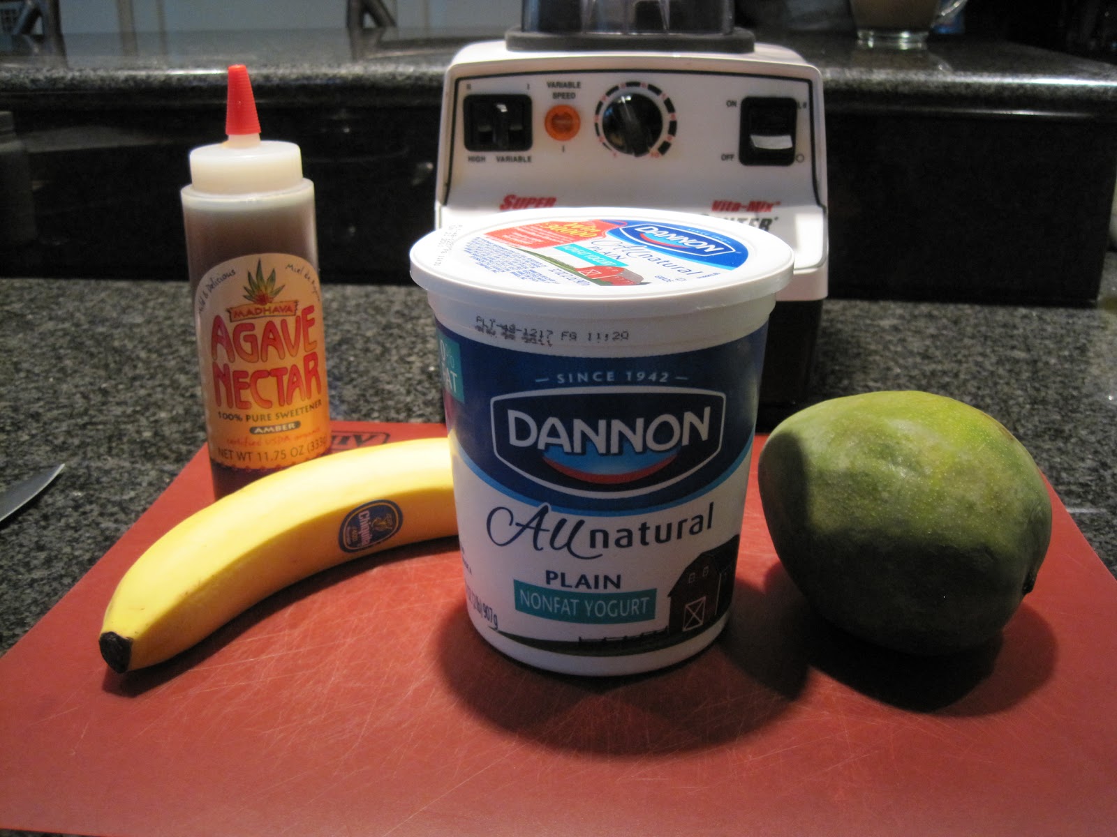 Banana Mango Smoothie Push Pops - At Home with Vicki Bensinger