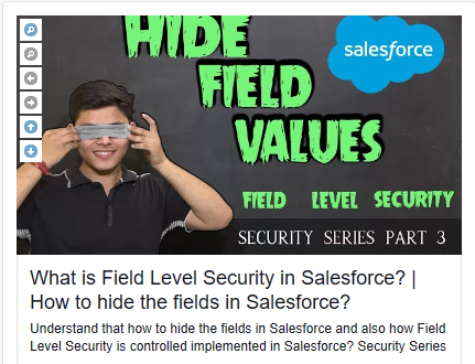 What is Field Level Security in Salesforce? | How to hide the fields in Salesforce?