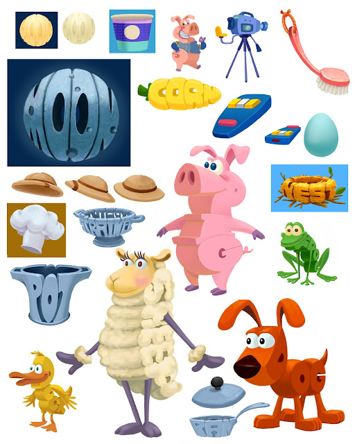 Chris Greco Portfolio: Pre-Production Art - Word World