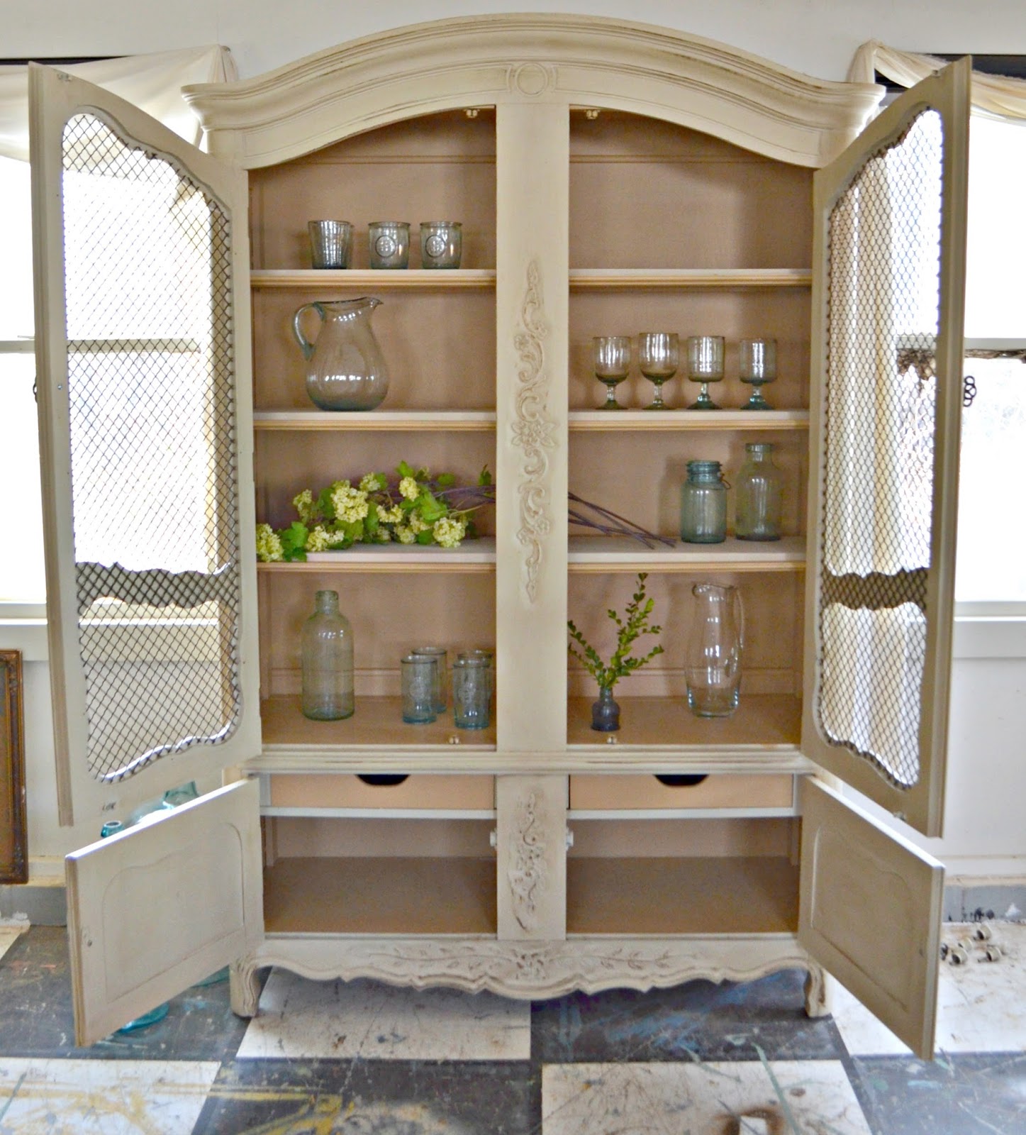 Heir and Space: A Vintage Thomasville French Country Armoire