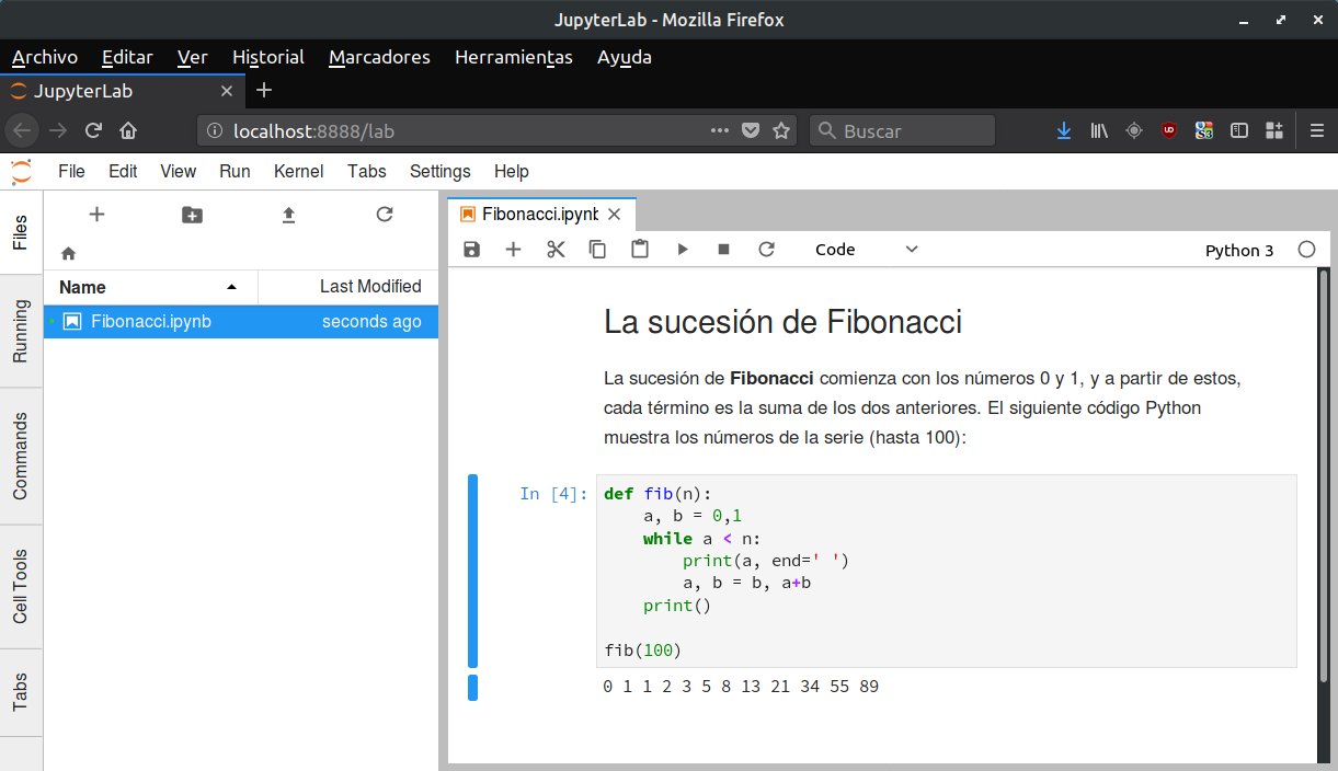 Python 3 para impacientes: Primeros pasos con JupyterLab