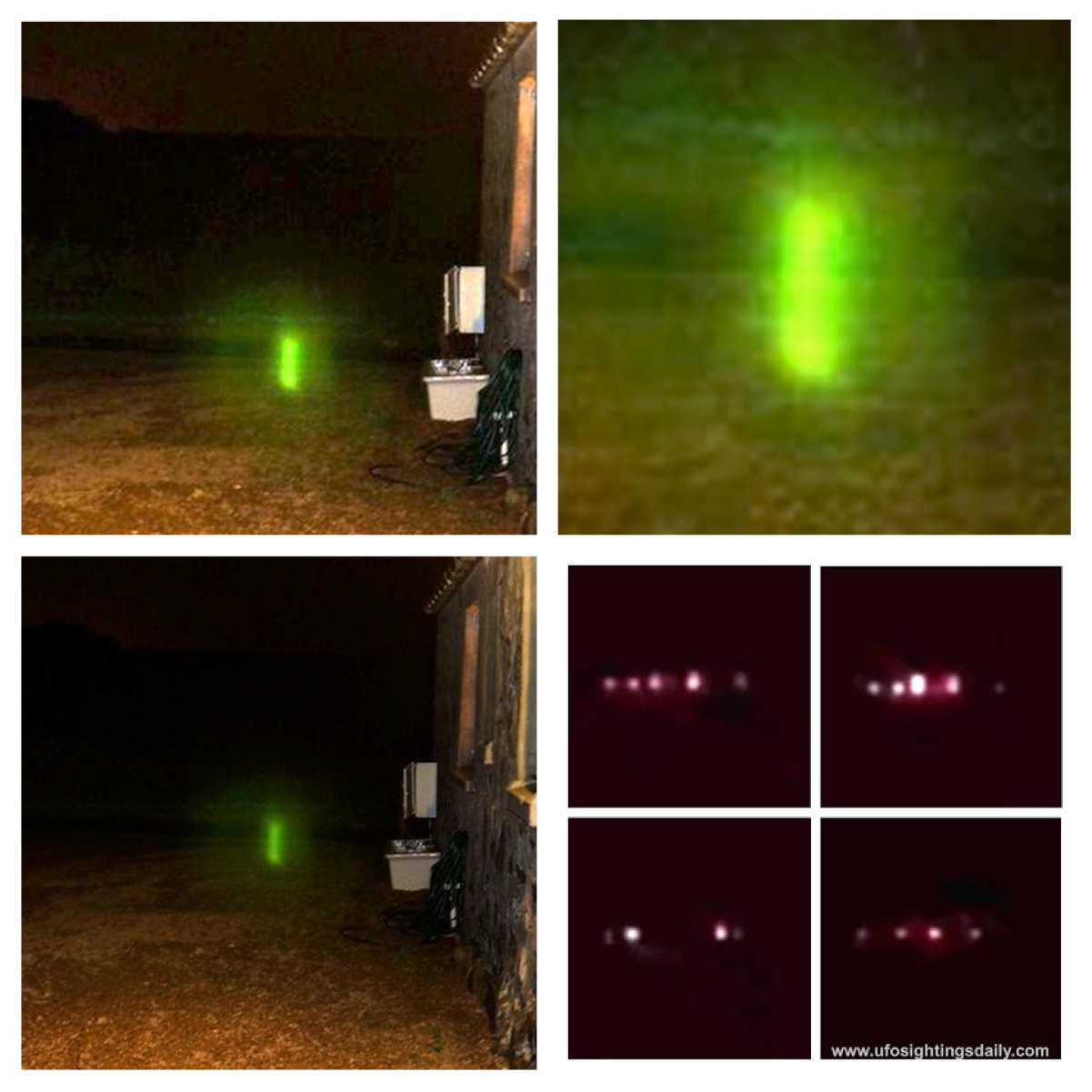 UFO Drops Alien Off, Returns To Pick Green Entity Up, Photos And Video ...