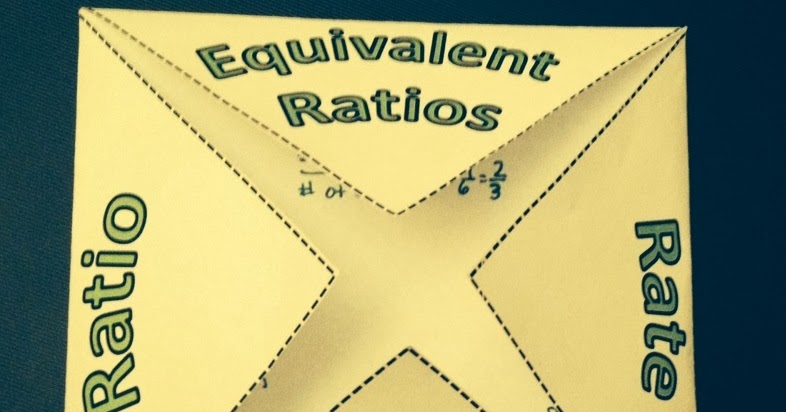 Ratios Fold it Up!
