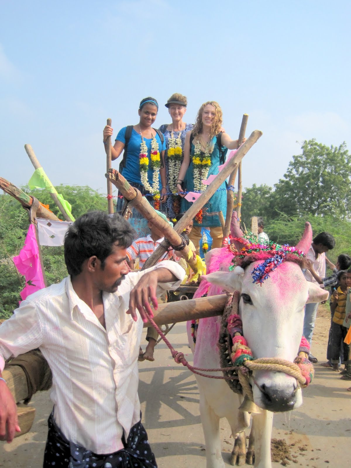 India Mission Trip 2012: Riding on a Bull Cart!